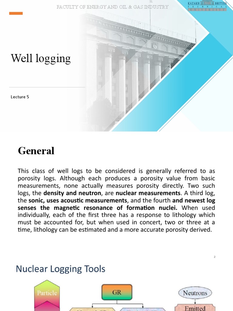 Neutron Logging: Principles and Applications | PDF | Neutron | Porosity