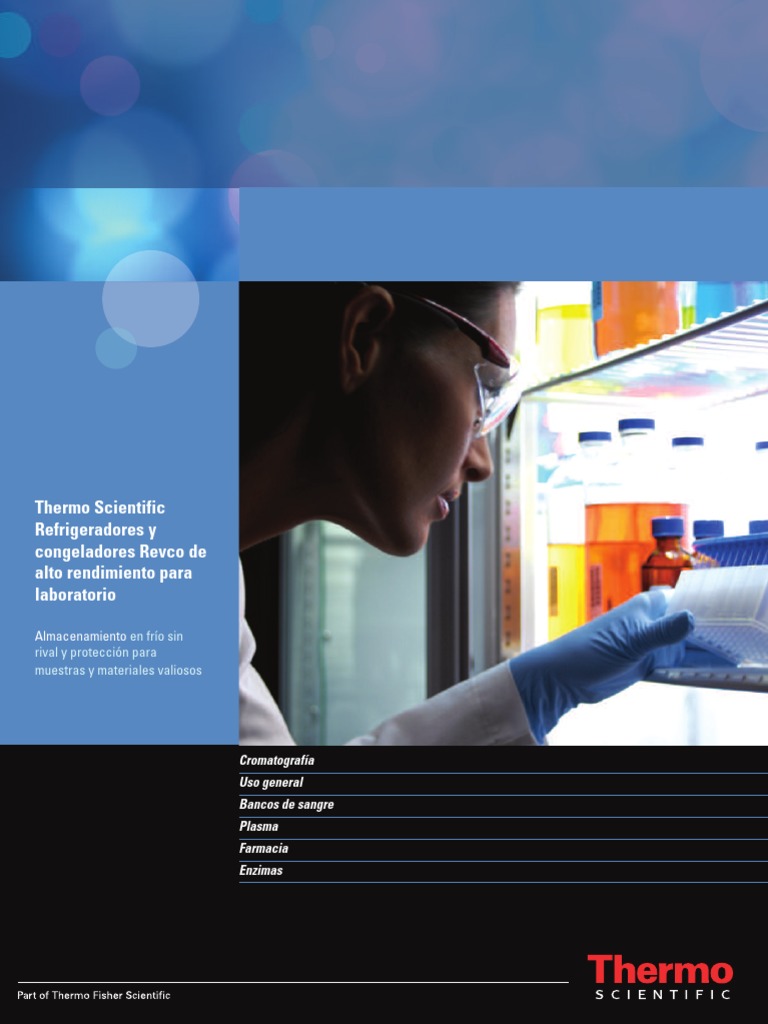 TS REVCO, High Performance Lab Refrigertors and Freezers, SP | PDF | Laboratorios | Ingeniería ...