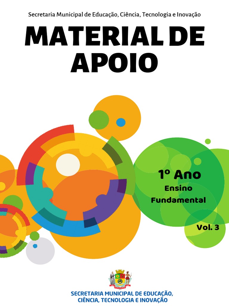 1º Ano - Material de Apoio - Vol.3 | PDF