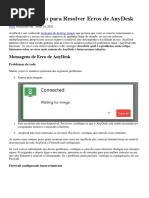 Configurar Senha de Acesso No Anydesk | PDF | Informática | Programas