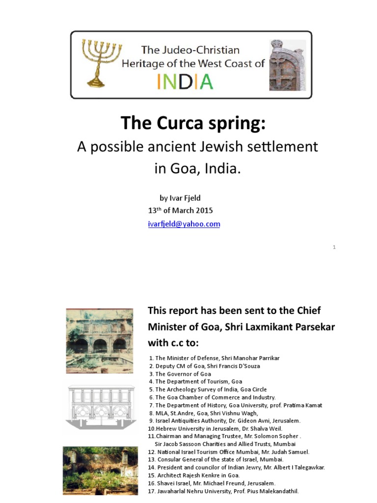 Curca Report | PDF | Synagogue | Jews And Judaism