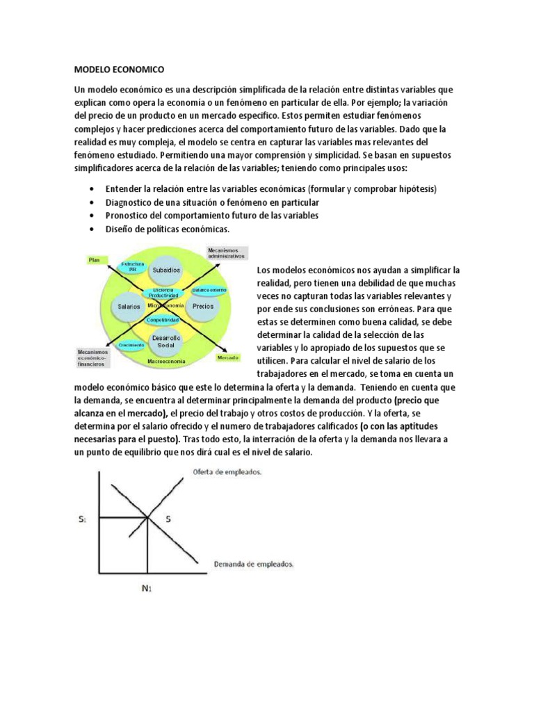 Modelos Económicos | PDF