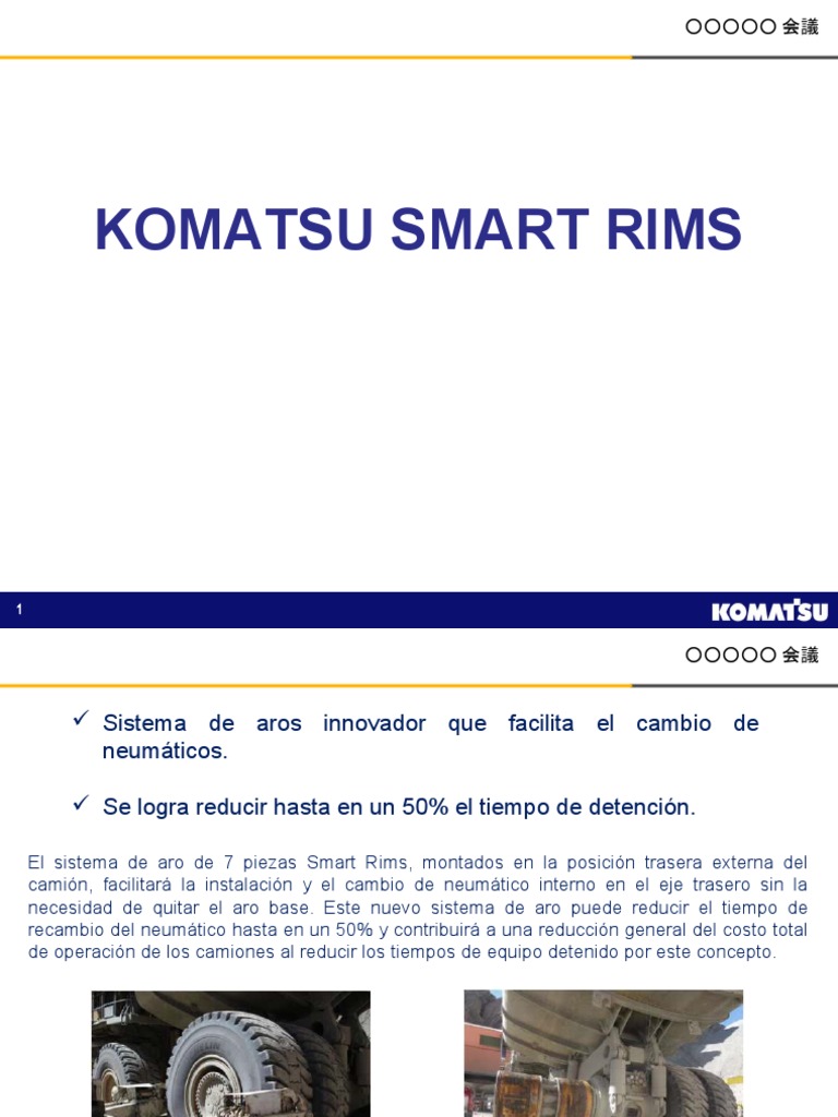 Smart Rim Komatsu | PDF