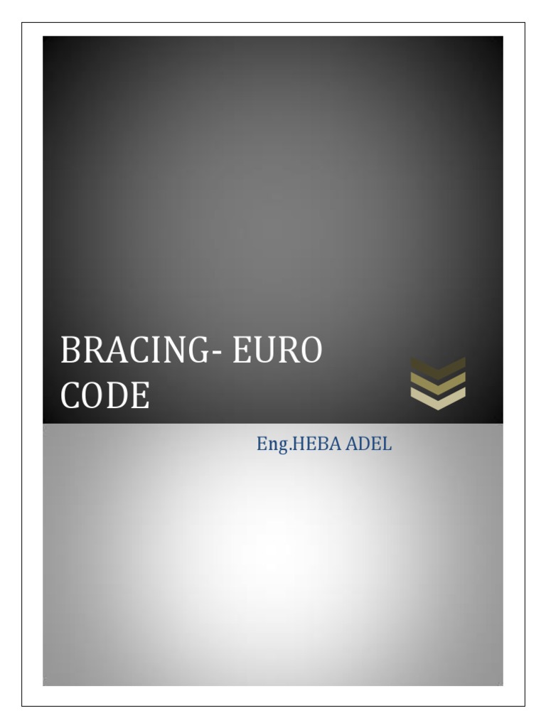 Part3-Bracing Design - Euro Code | PDF