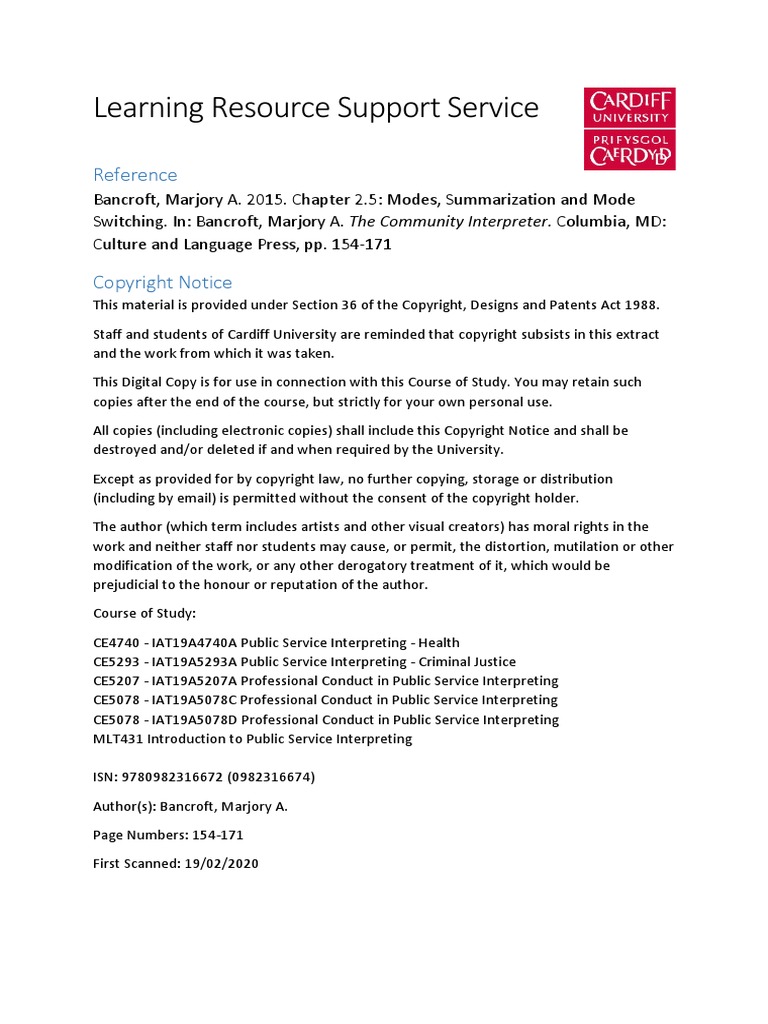 Learning Resource Support Service: Reference | PDF | Computers