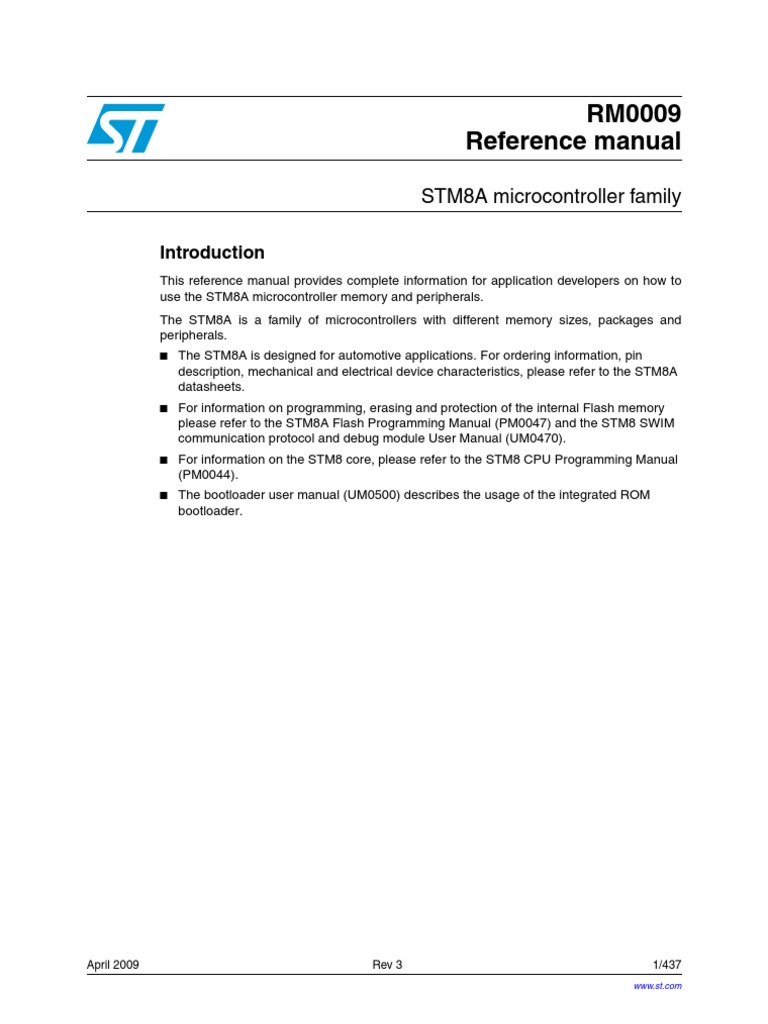Copy of Reference_manual | Microcontroller | Electronic Design