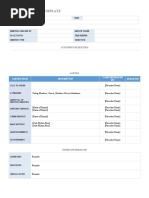 Meetings TOR Template | PDF