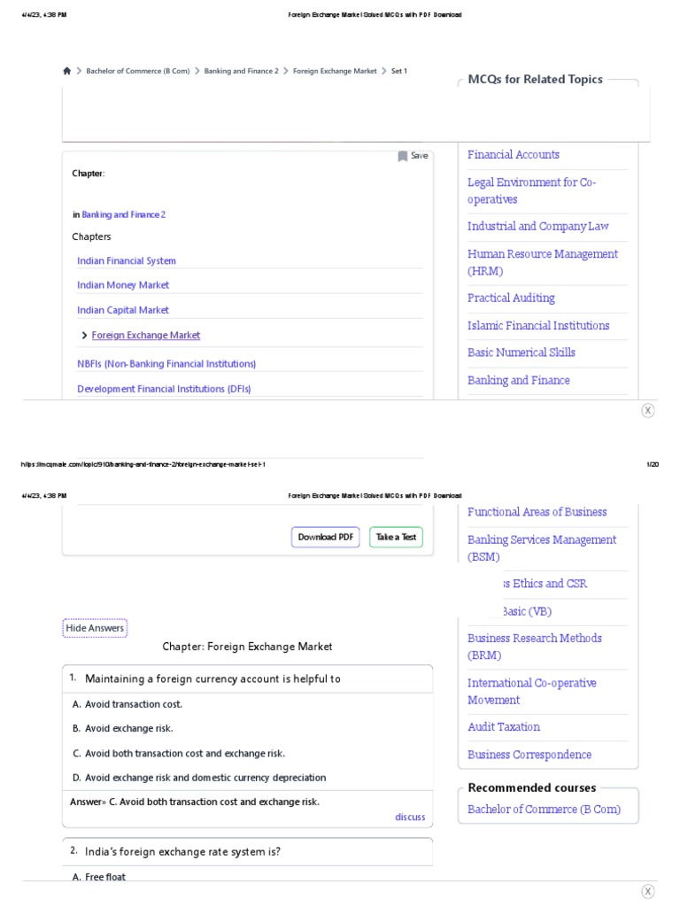Foreign Exchange Market | PDF | Exchange Rate | Currency Appreciation ...