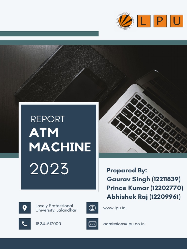 Atm Machine Report | PDF