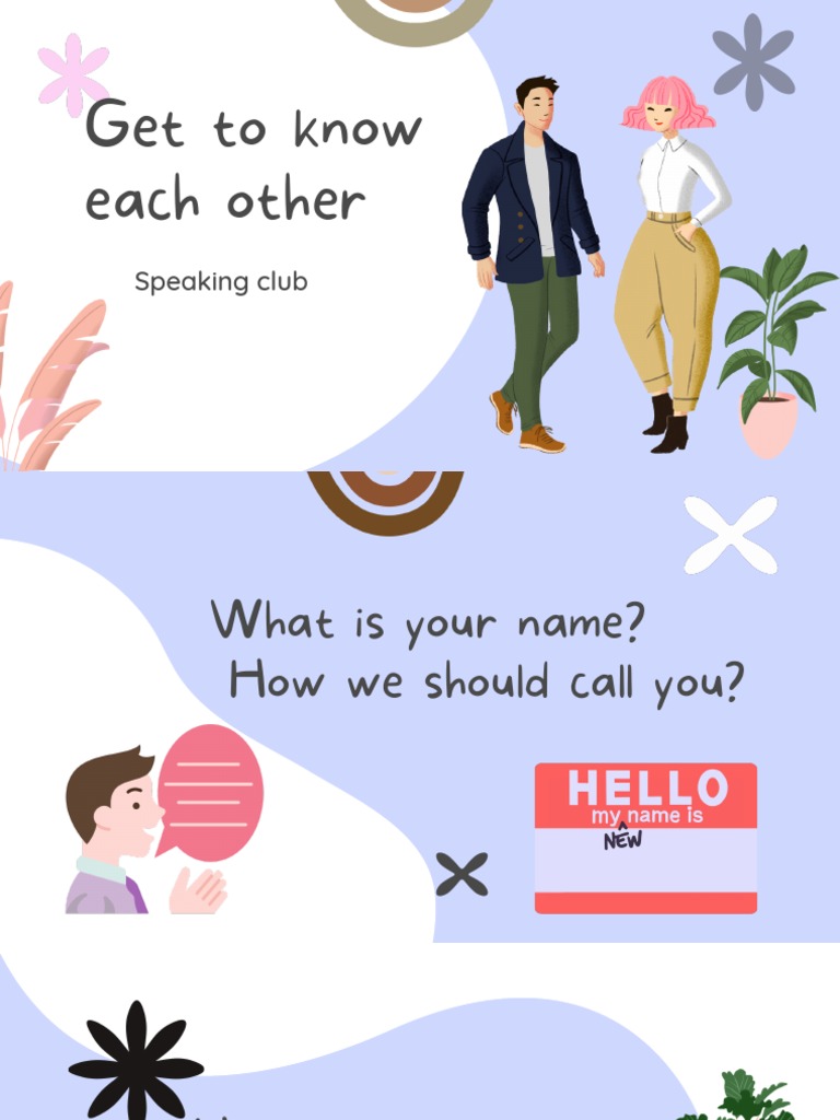 Get To Know Each Other | PDF