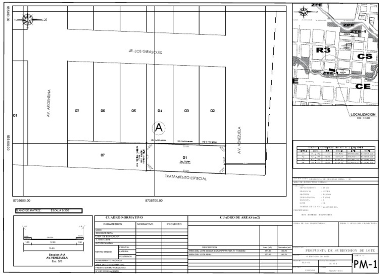 Guía de Calles y Urbanización en Satipo | PDF