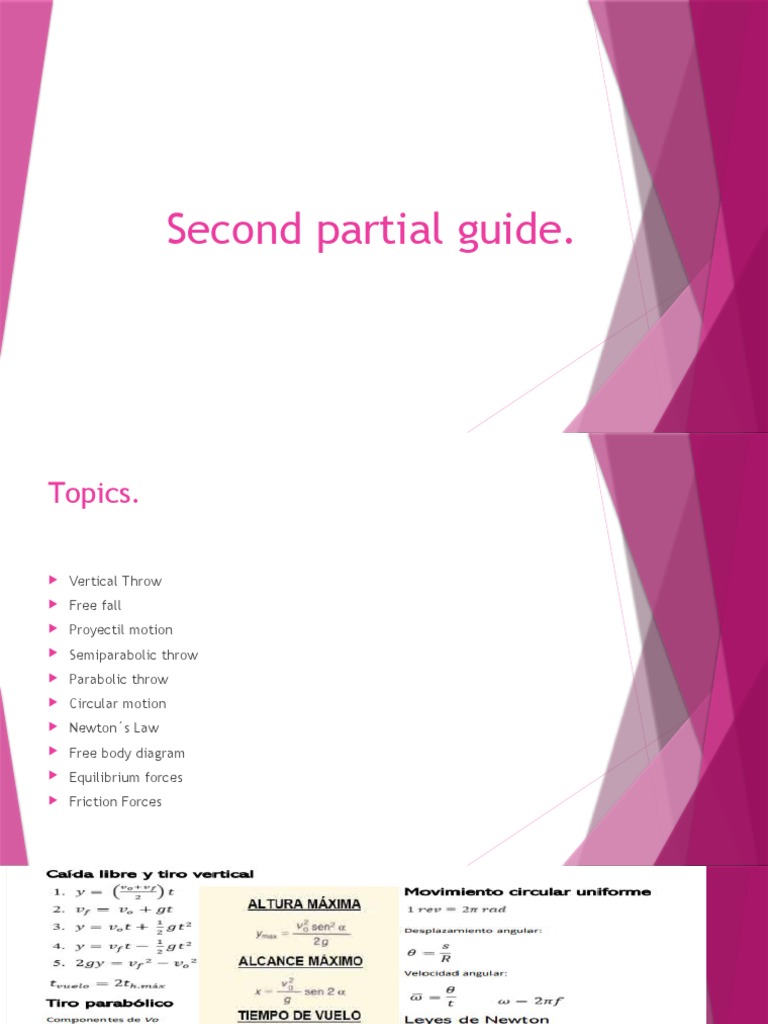 Second Partial Physics Guide | PDF