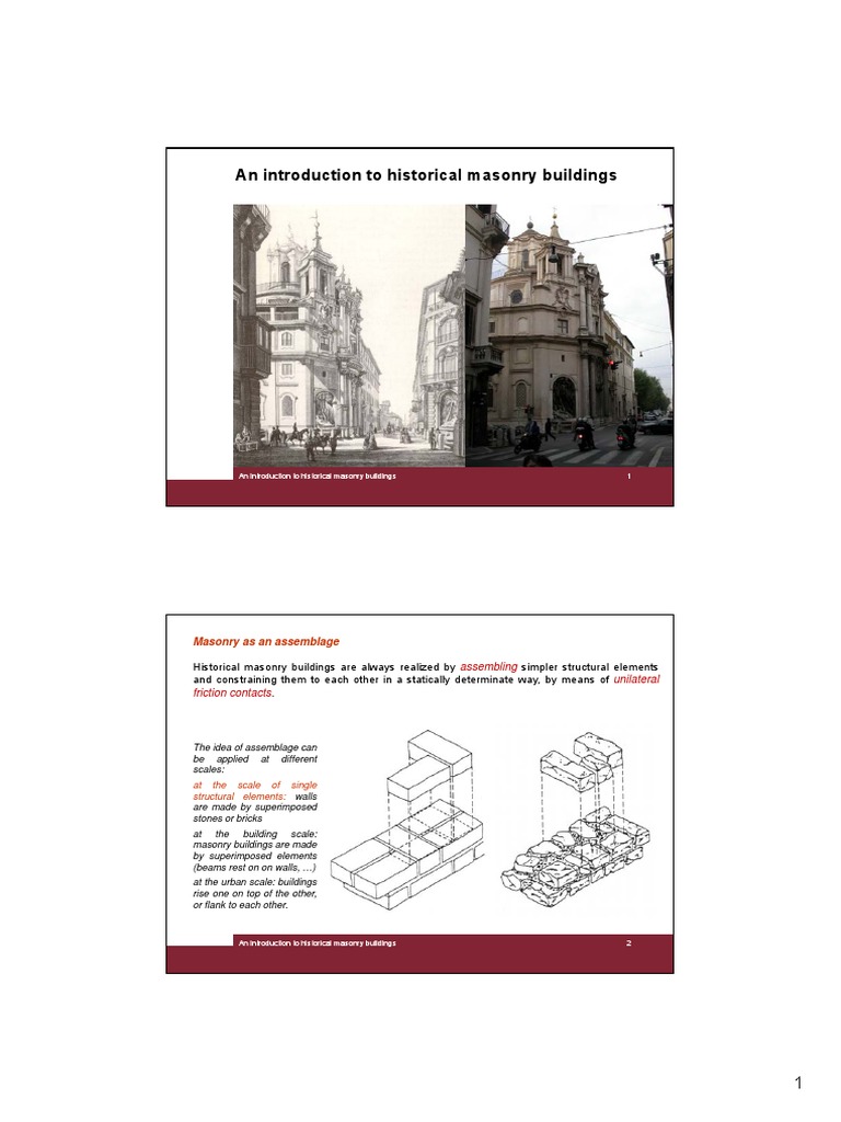 An Introduction To Historical Masonry Buildings | Download Free PDF ...
