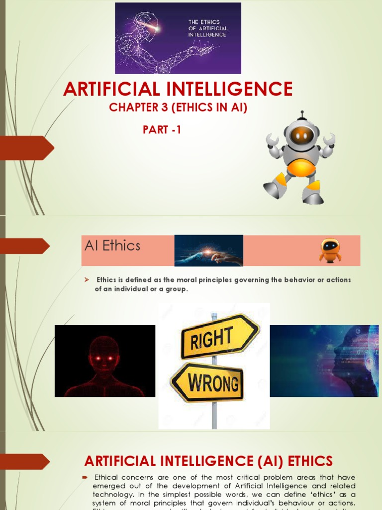 Chapter 3 (Ethics in AI) (Part 1) | PDF | Artificial Intelligence ...