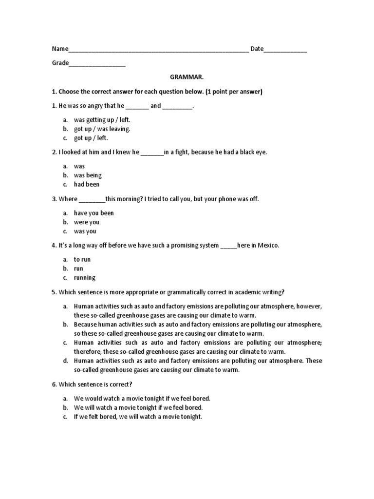 First Partial Exam | Download Free PDF | Tourism | Greenhouse Gas