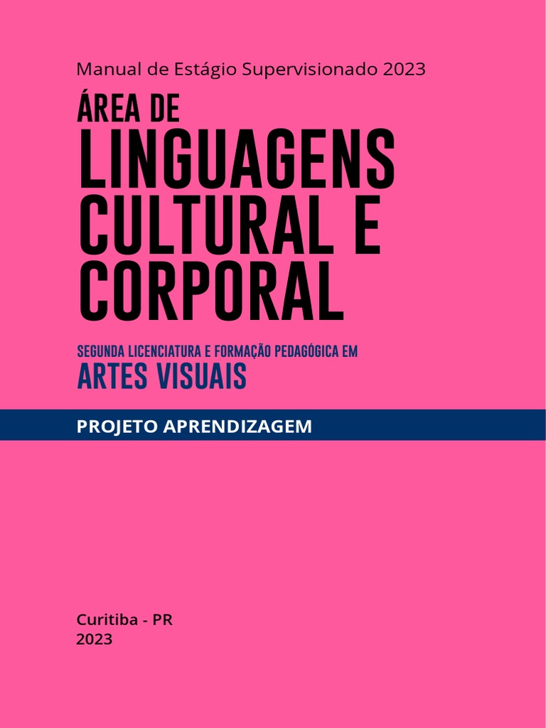 Manual Estagio - Projeto Aprendizagem - SL-FP - 2023 - LCC | PDF | Pedagogia | Aprendizado