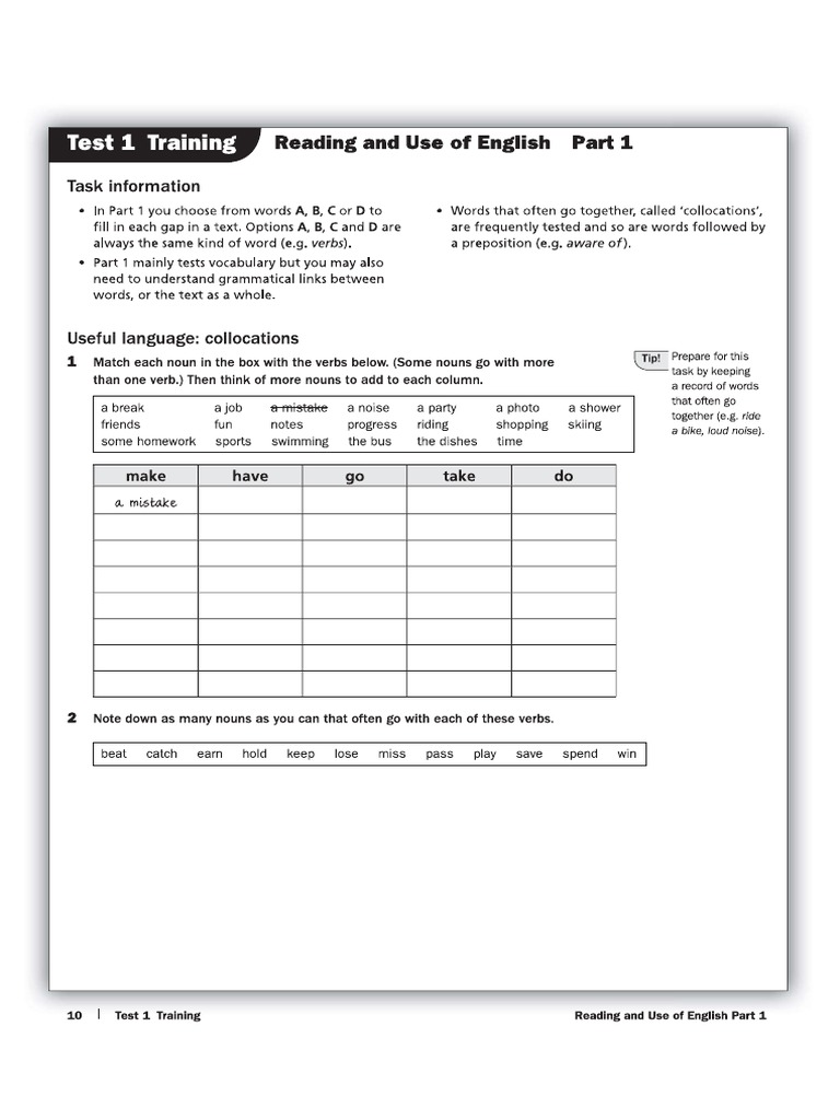 Trainer Reading 1 | PDF