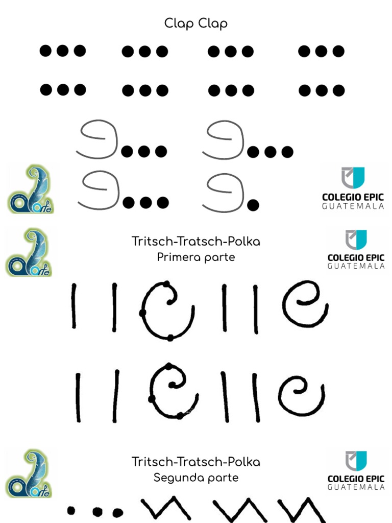 Patrones Musicales Gráficos Primaria | PDF