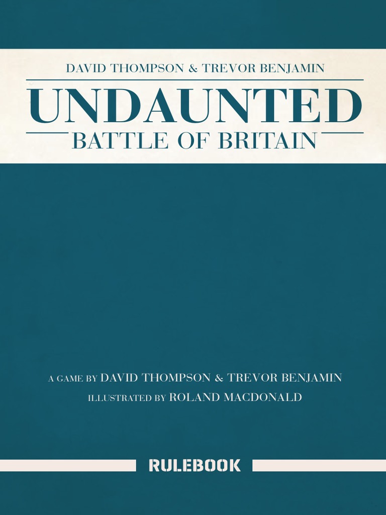 Undaunted Battle of Britain Rulebok | PDF