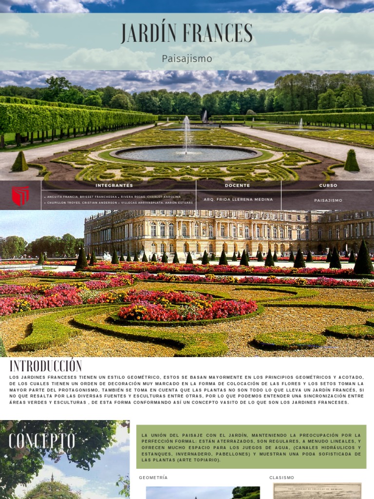 Jardín Frances | PDF | Jardines | Arquitectura del Paisaje