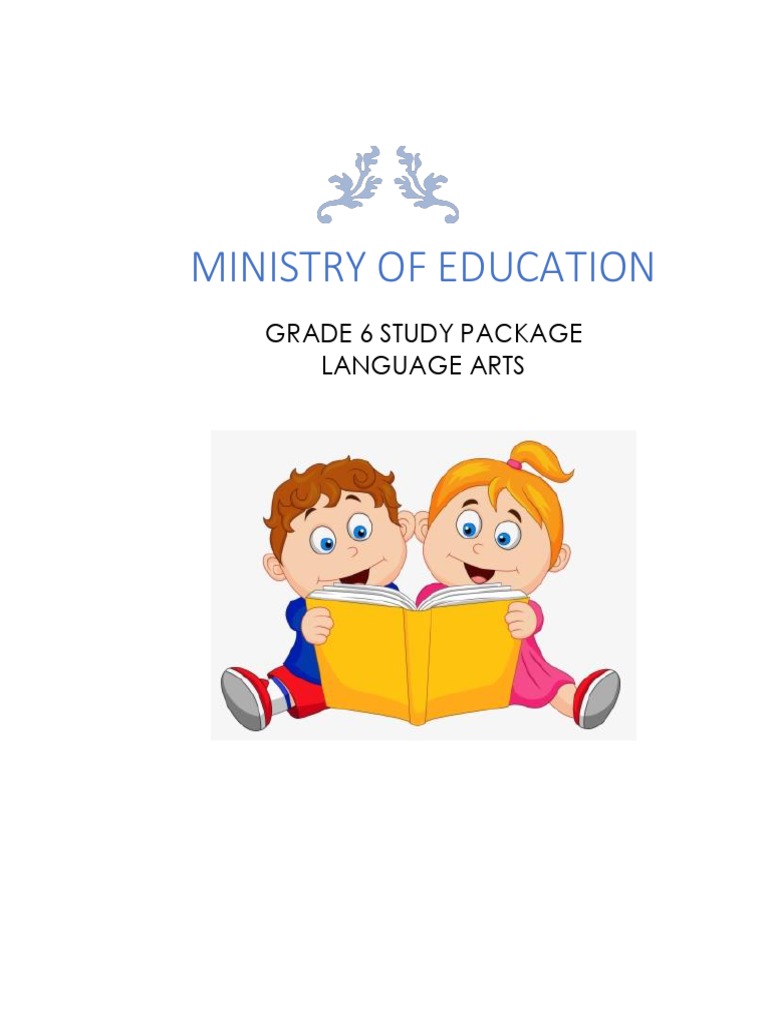 Ministry of Education: Grade 6 Study Package Language Arts | PDF ...
