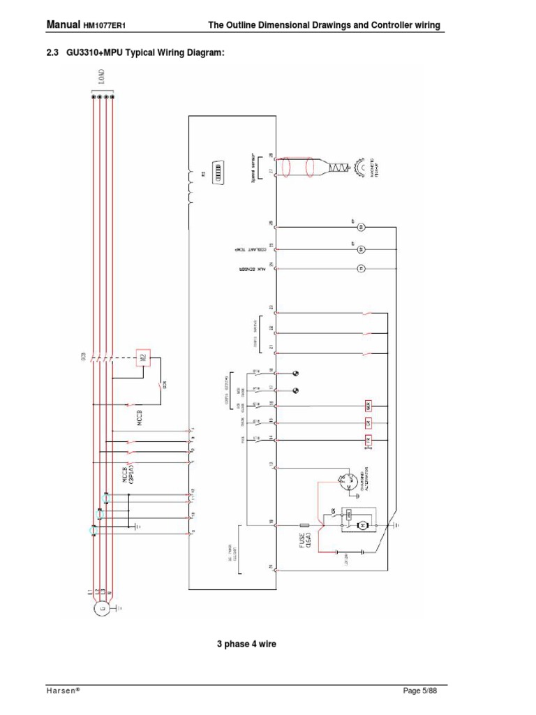 Manual: The Outline Dimensional Drawings and Controller Wiring | PDF