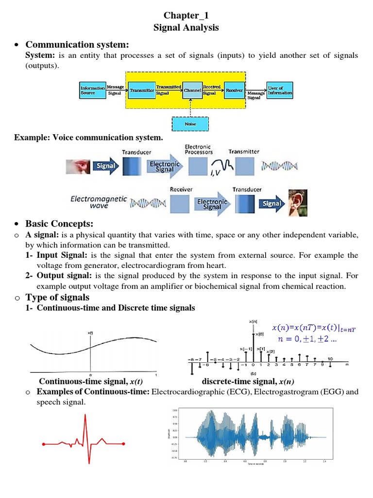 Analysis Of Continuous Time And Discrete Time Signals Pdf Sampling Signal Processing