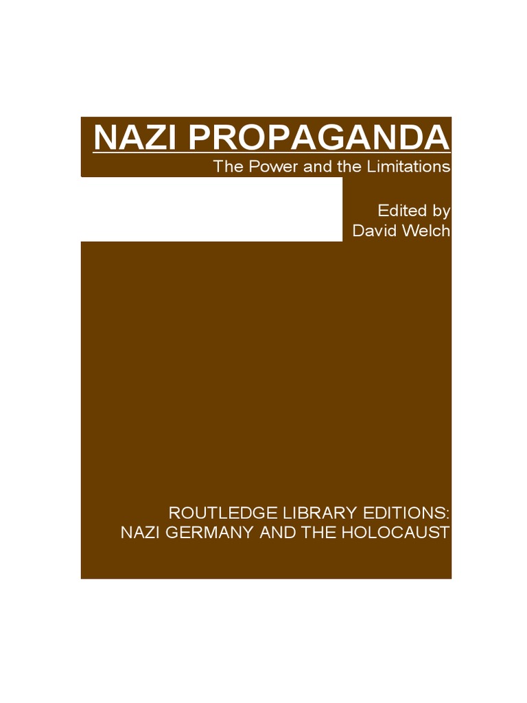 [Routledge Library Editions_ Nazi Germany and the Holocaust, Vol. 10 ...