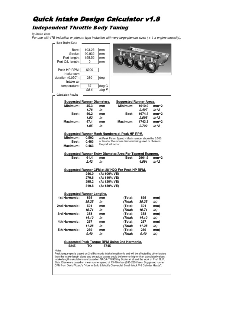 Intake Design v1 8 | PDF | Throttle | Vehicle Parts