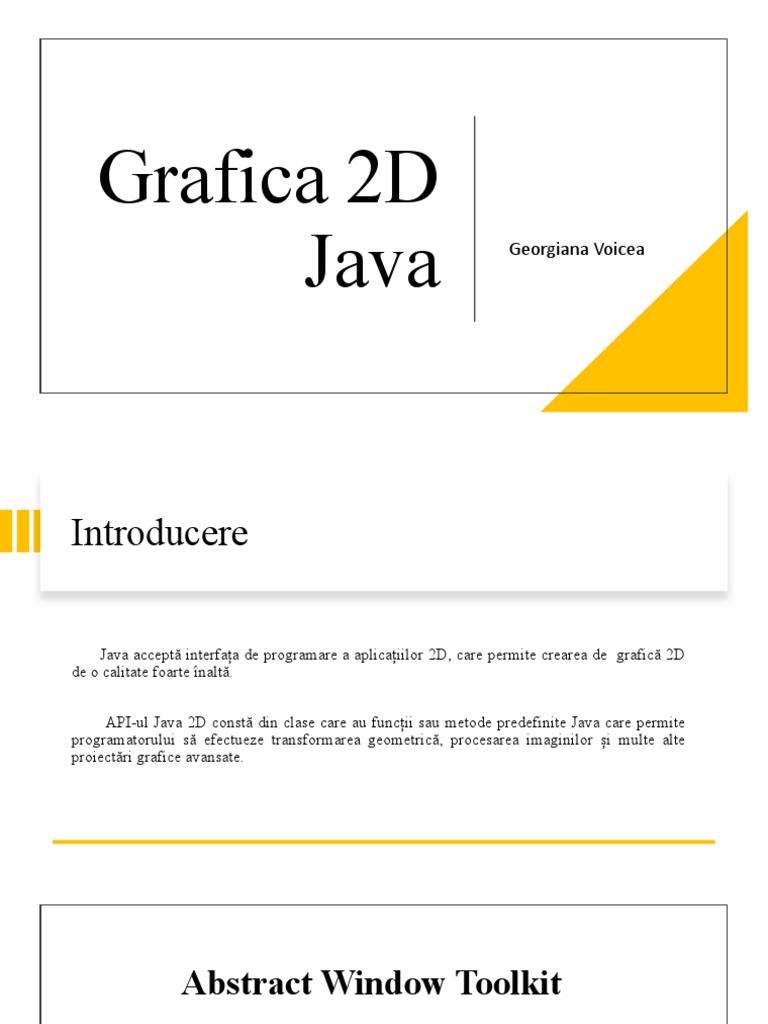 Grafica 2D Java | PDF
