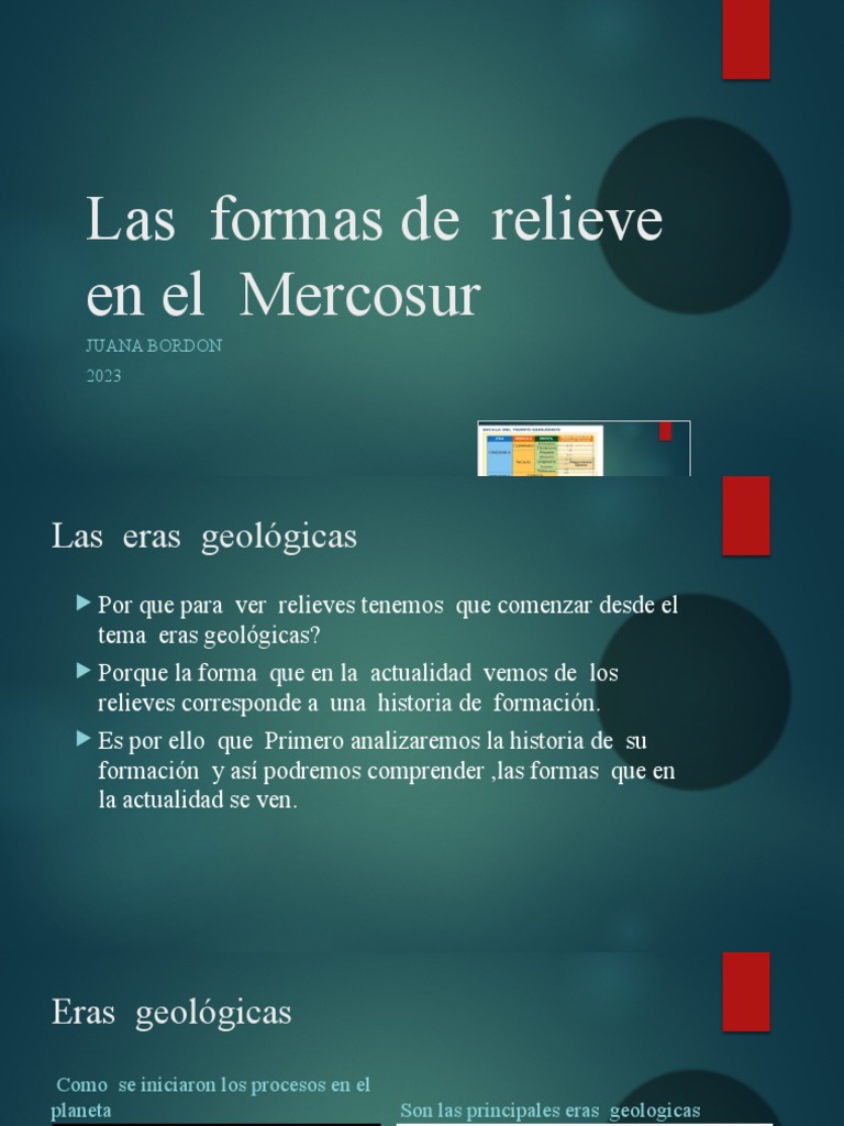Principales Formas de Relieve | PDF