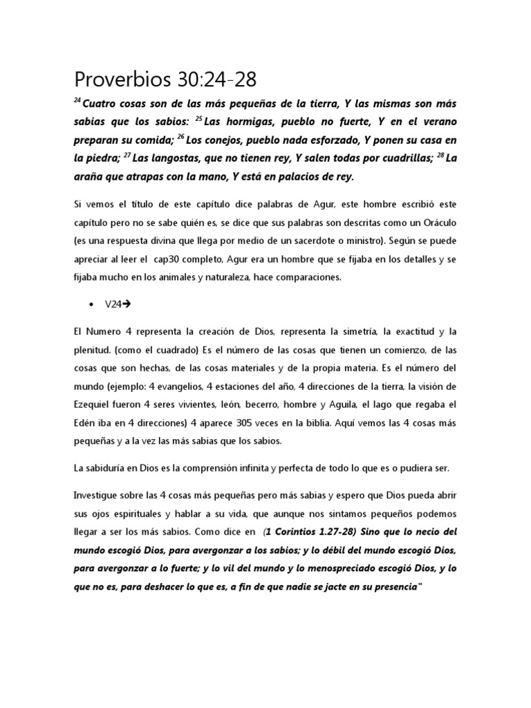 4 Pequeños Grandes Sabios | PDF | Dios | Hormiga