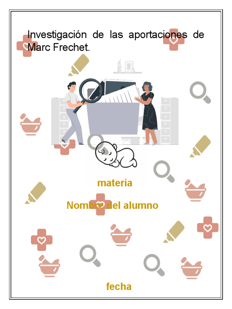 Investigación de Las Aportaciones de Marc Frechet | PDF | Mente ...