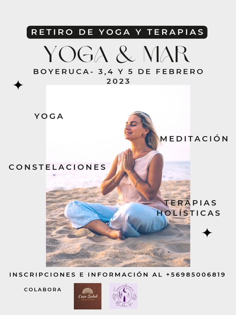 PROGRAMA RETIRO YOGA Y MAR | PDF