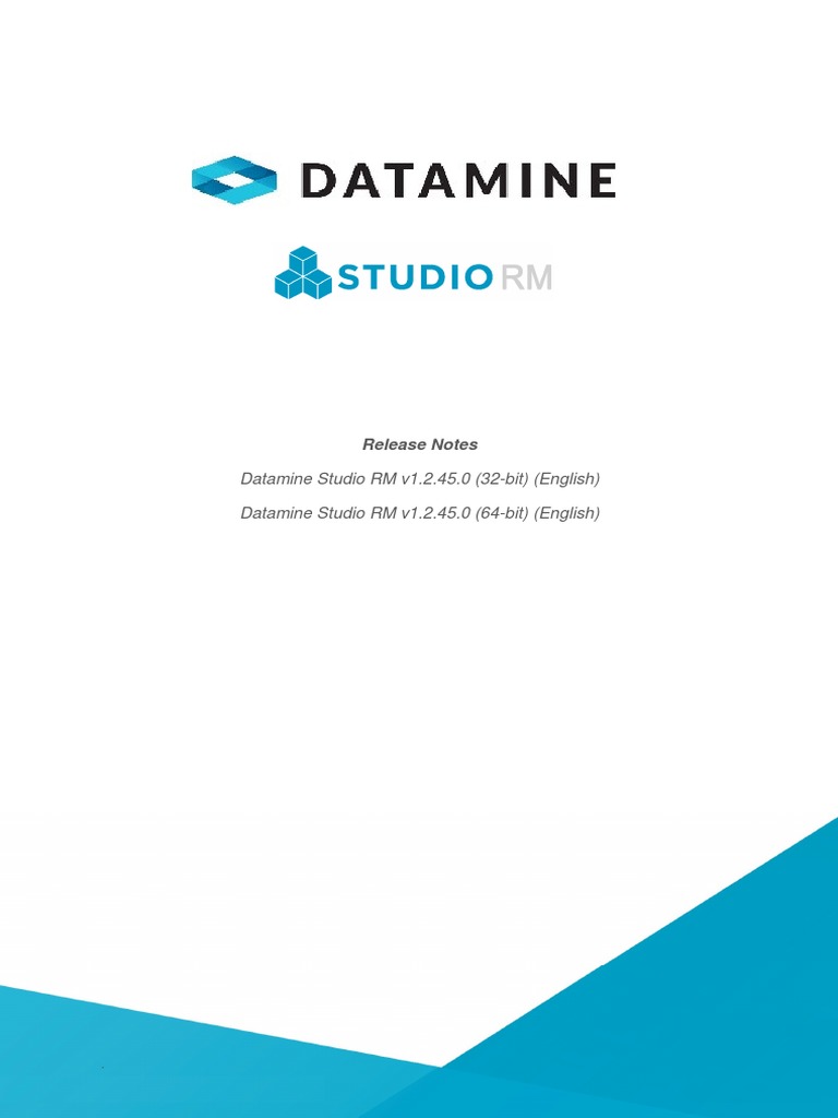 Studio RM 1.2 Release Notes | PDF