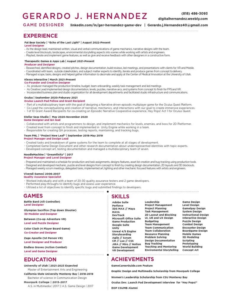 Gerardo Hernandez Resume 2023a | PDF | Quality Assurance | Computing Gerardo Hernandez Resume 2023a | PDF | Quality Assurance | Computing