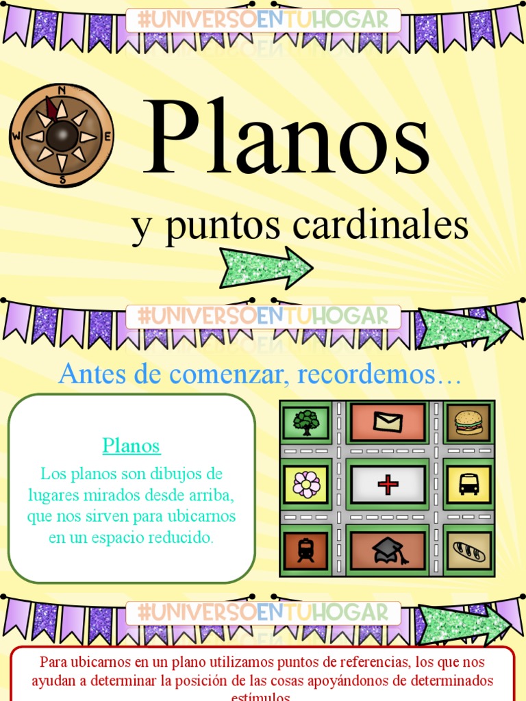 Planos y Puntos Cardinales | PDF