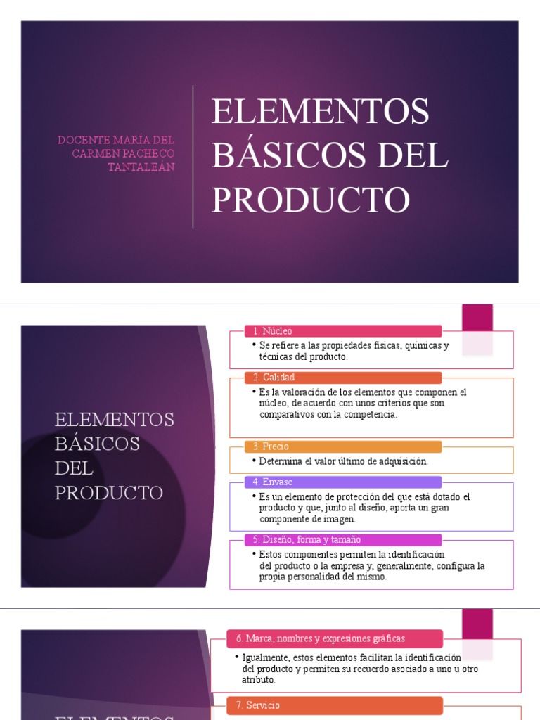 Tema 4 .1 Elementos Básicos Del Producto | PDF | Producto (Negocio) | Marca