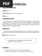 Secuencia Didáctica: Medidas para Primer Grado | PDF | Medición ...