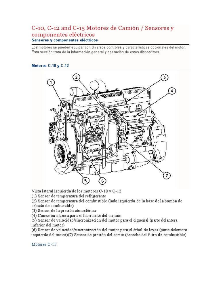 Sensores Cat C10,12,15 | PDF