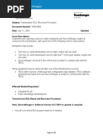 Automated Transmission RTW Checklist | PDF | Technology & Engineering ...