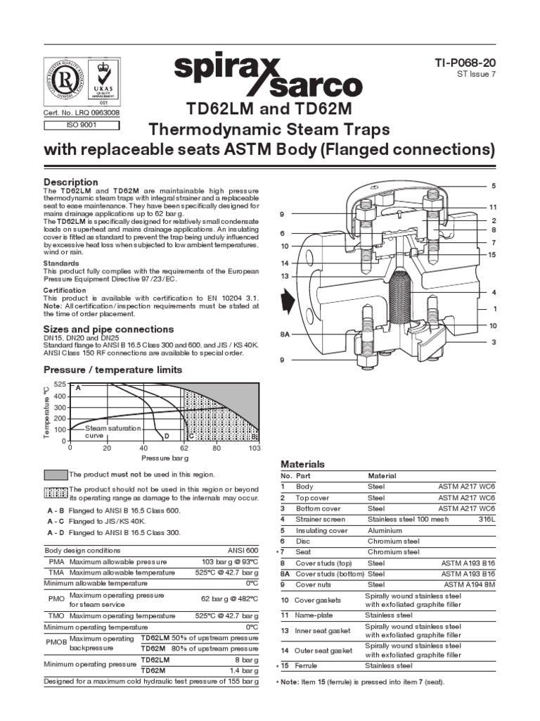 Steam Traps | PDF | Mechanical Engineering | Building Engineering