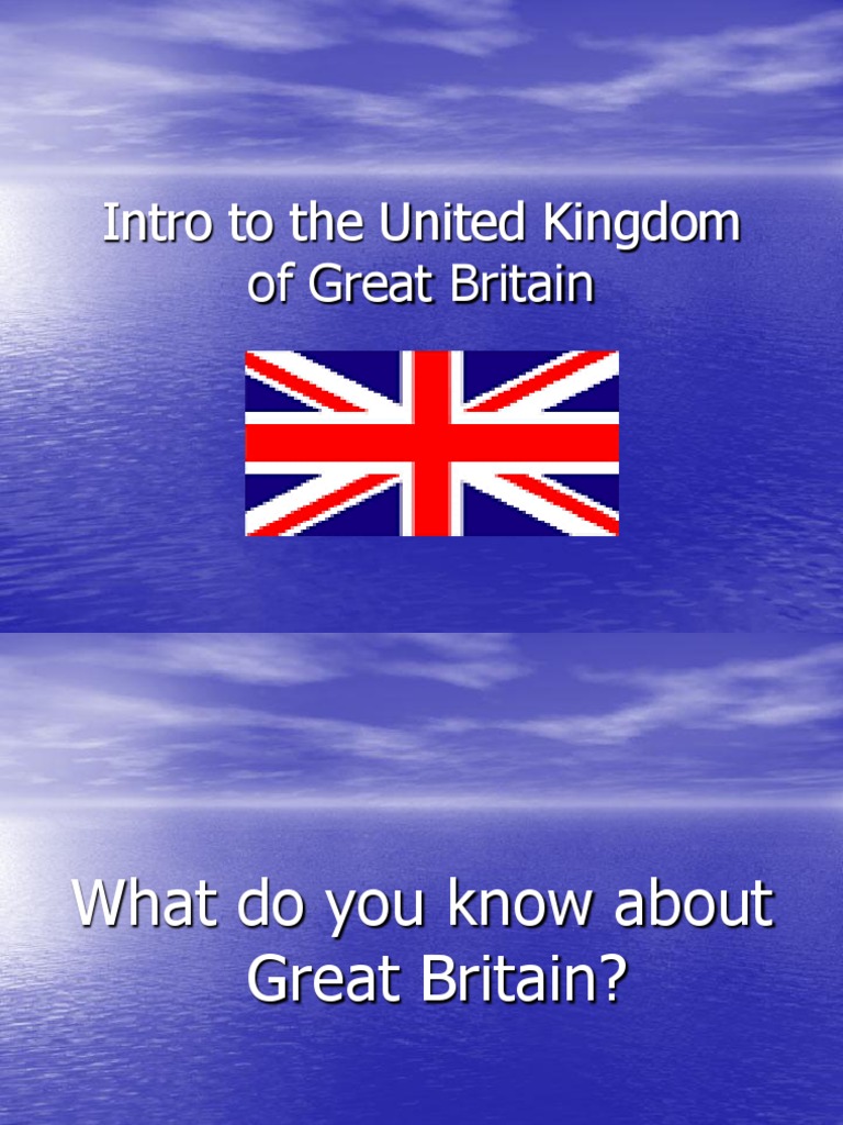 Intro To The United Kingdom of Great Britain | PDF | Heads Of State ...