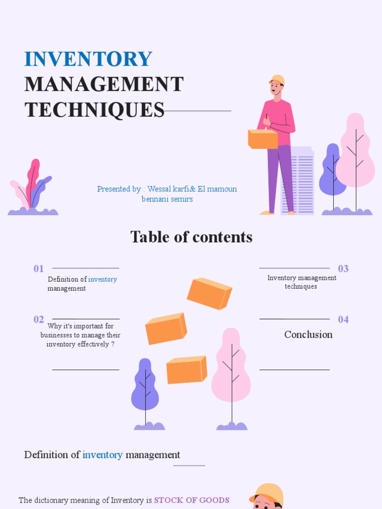 Effective Inventory Management Techniques | PDF | Inventory | Lean Manufacturing