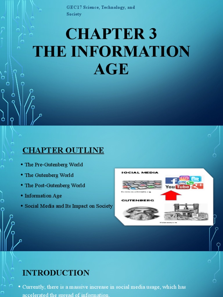 Chapter 3 The Information Age | PDF | Social Media | Popular Culture ...