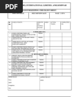 5S Audit Checksheet