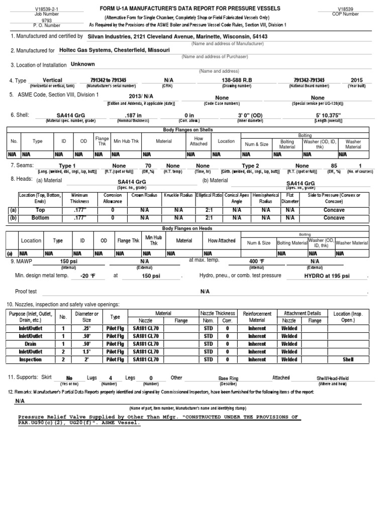 Quality Report N2 Receiver 3.3 J1363 U1A - N2 Receiver | PDF