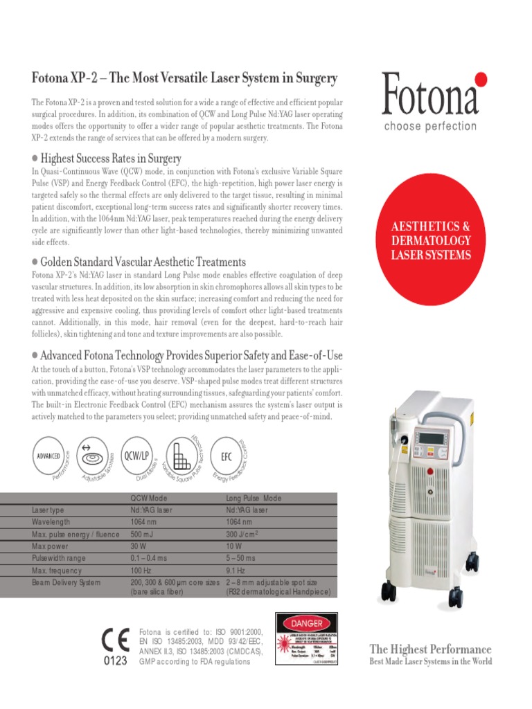 Fotona xp2 02 Small | PDF | Laser | Surgery