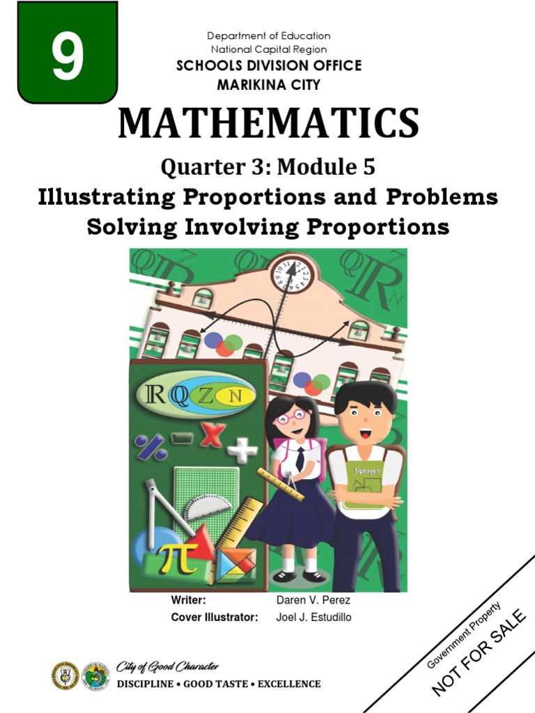 MATH G9 - Q3 - M5 (24pages) | PDF | Ratio | Equations