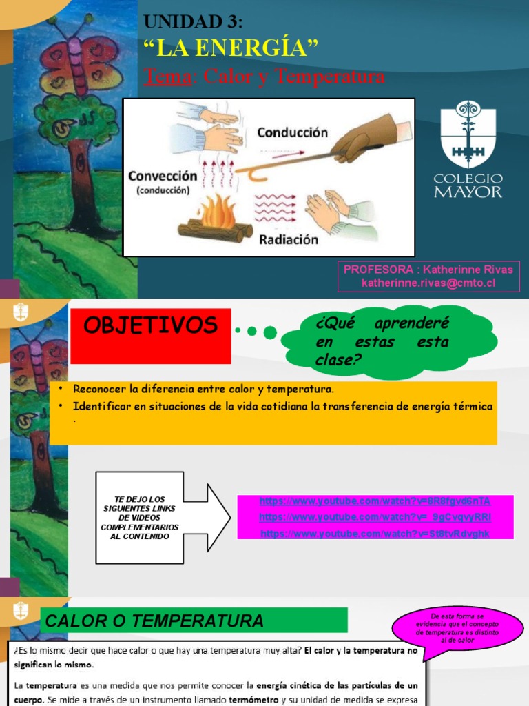 U3 Energía 6° - Calor y Temperatura | PDF | Calor | Temperatura